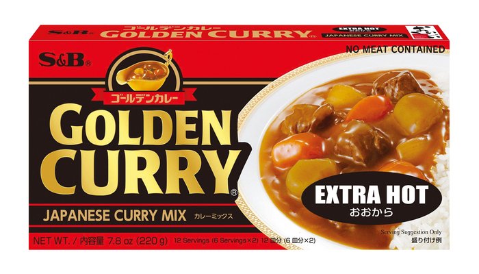 Golden Curry Block - Extra Hot (S&B) - 2 x 110gr.