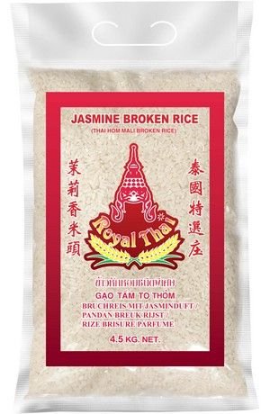 Jasmin Langcorn Broken Rice (Royal Thai) - 4,5 kg.