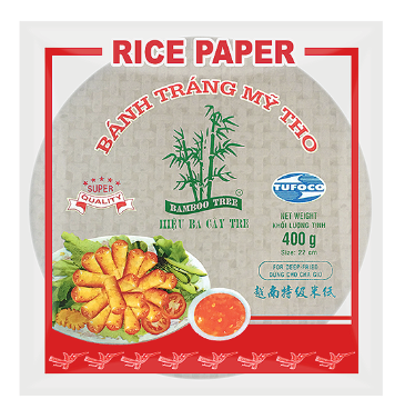 Rice Paper ( Deep-Fried) Ø22cm (Bánh Tráng Mý Tho) - 400gr.