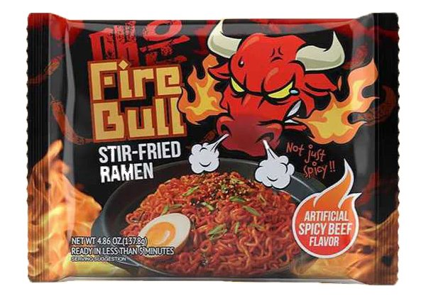 Stir Fried Ramen (Fire Bull) - 137,8gr.